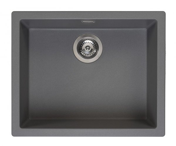 Reginox Amsterdam 72 Black Silvery Granit Spülbecken 720x400 schwarz