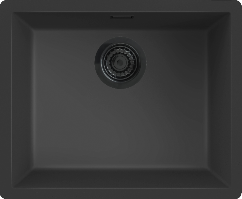 Reginox Amsterdam 72 Black Silvery Granit Spülbecken 720x400 schwarz