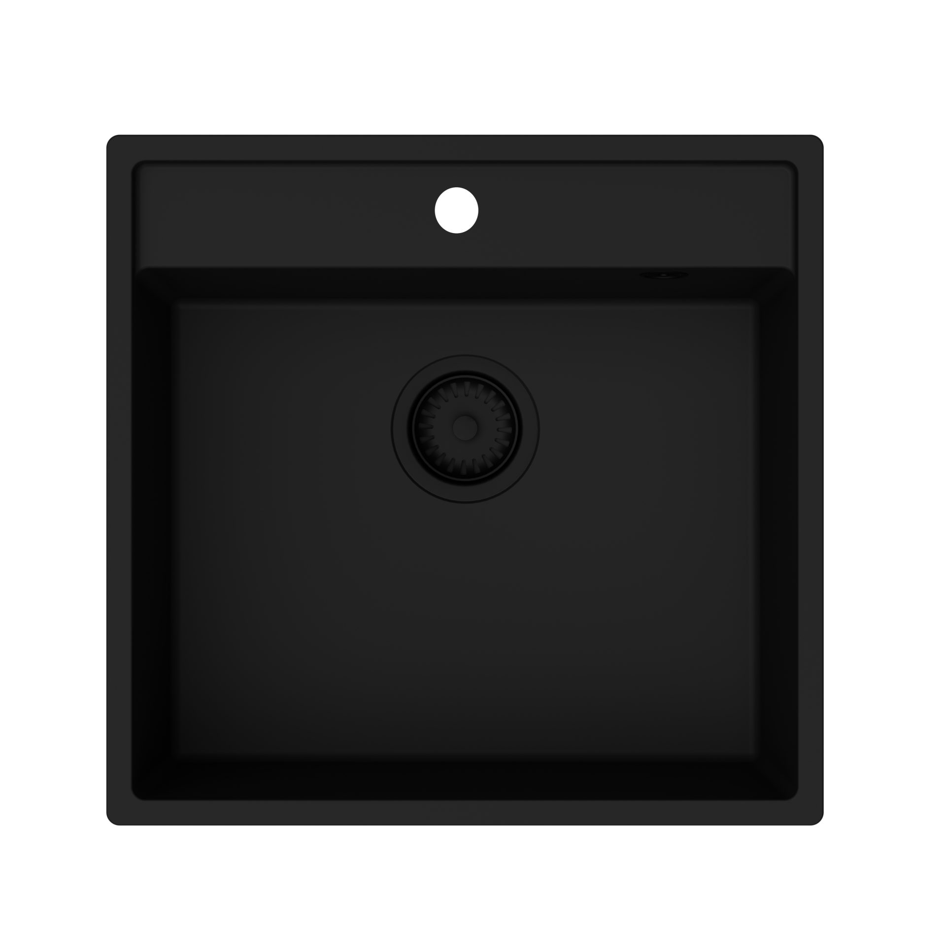 Reginox Amsterdam 72 Black Silvery Granit Spülbecken 720x400 schwarz